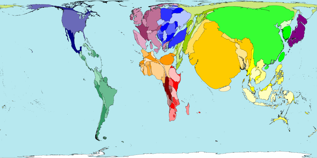 Worldmapper Archive: The world as you've never seen it before